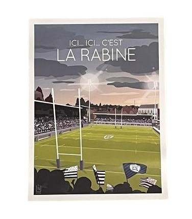 AFFICHE 30 X 40CM LA RABINE | RCV Boutik
